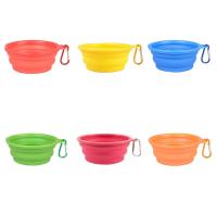 China Outdoor ABS Silicone Dog Bowl Collapsible For Travel Dog Bowl Portable for sale