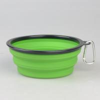 China Outdoor ABS Silicone Dog Bowl Collapsible For Travel Dog Bowl Portable for sale