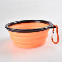 China Outdoor ABS Silicone Dog Bowl Collapsible For Travel Dog Bowl Portable for sale