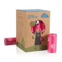 China Paws Print EPI Biodegradable Bags For Poop Ourdoor Walking Hiking Traveling for sale