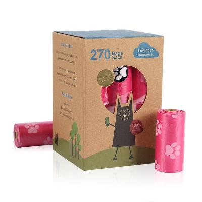 China Paws Print EPI Biodegradable Bags For Poop Ourdoor Walking Hiking Traveling for sale