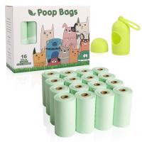 China Leak Proof Biodegradable Dog Waste Bags With Dispeners For Doggie for sale