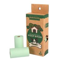 China Corn Starch PLA PBAT Leak Proof Biodegradable Dog Poop Bags For Pets for sale