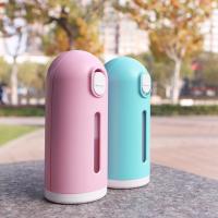 China 300ml 10 Oz Small Portable Travel Dog Water Bottle Of Sliding Cover Fall Proof Fountains for sale