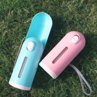 China Foldable Dog Water Bottle Dispenser Pink Blue for sale