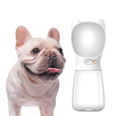 China 480 Ml Portable Travel Pet Water Bottle For Dogs Bulldog for sale