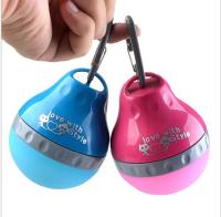 China ABS And Silicone Dog Water Bottle Foldable And Portable For Food And Water for sale