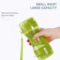 China 2 In 1 Pets Food Container Factory With Pop Bag Dispenser for sale