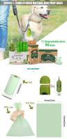 China Cat Dog Poop Bag Dispenser 100% Biodegradable for sale