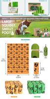 China Cat Dog Poop Bag Dispenser 100% Biodegradable for sale