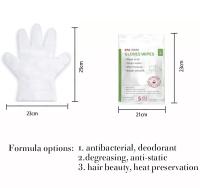 China Non Woven Clean Wipes Washing Cat Spa Free Herbal Glove Five Fingers Message for sale