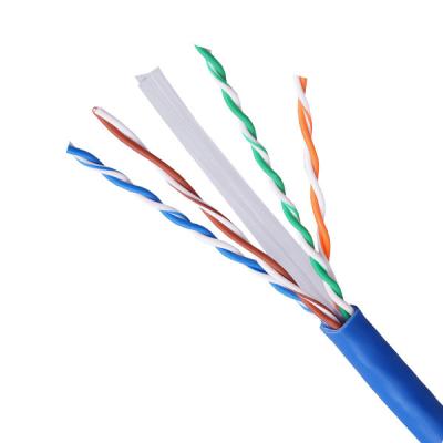 China Cat6 UTP Network Cable 23AWG 550MHz 1000FT PVC CM Rated for High Speed Data Transmission for sale