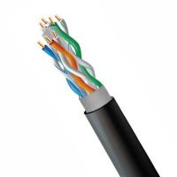 China Cat 6 UTP Outdoor Network Cable 23AWG 1000Mbps 550MHz with PVC+PE Double-Layer Jacket for sale