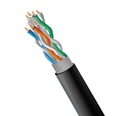 China Cat 6 UTP Outdoor Network Cable 23AWG 1000Mbps 550MHz with PVC+PE Double-Layer Jacket for sale