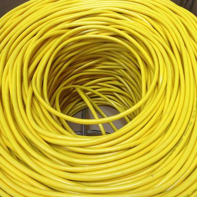 China CAT6 1000FT Ethernet Cable 23AWG UTP Solid Yellow PVC - 1Gbps Speed, 250MHz Bandwidth for sale