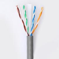 China CAT6 UTP Network Cable 23AWG 500ft Grey - 1Gbps Speed 250MHz Bandwidth Solid Copper for sale