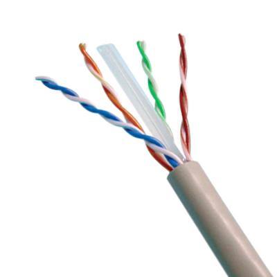 China Grey PVC CAT6 UTP Ethernet Cable 1000ft 23AWG 1Gbps 250MHz High Speed Network Cable for sale