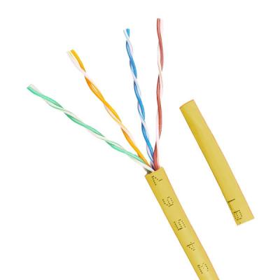 China 100MHz 24AWG Cat5e CMP Plenum Cable - 1000ft UTP Network Ethernet Cable UL/ETL Certified for sale