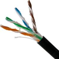 China 1000FT CAT5e UTP Outdoor PE Cable 24AWG 350MHz with Filling Glue for Weatherproof Networking for sale