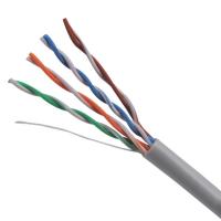 China 24AWG Cat5e UTP CM PVC Plenum Cable 1000FT - 100MHz Solid Copper Ethernet Network Cable with UL/CE/RoHS Certification for sale