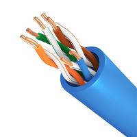 China CMX Cat5e UTP Network Cable 24AWG Solid Bare Copper 1000FT - 100MHz Bandwidth, CMX Flame-Retardant PVC Jacket for sale