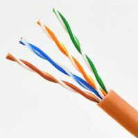 China Solid Pure Copper Cat5e UTP CMR Cable 24AWG 350MHz 1000FT for Vertical Building Wiring for sale