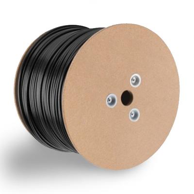China CAT5E FTP Outdoor Network Cable 24AWG 0.50mm Solid Copper PE+PVC Jacket 1000ft for sale