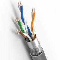 China 1000FT Cat5e SFTP LSZH Ethernet Cable 24AWG 100MHz Gray - 305 Meter Bulk Spool for sale
