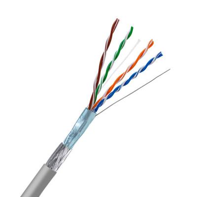 China CAT5E SFTP Ethernet Cable 24AWG 328FT LSZH Jacket 100MHz for Industrial Networking for sale