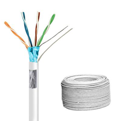 China CAT5E SFTP Ethernet Cable 24AWG LSZH Jacket 100MHz 1000FT Network Cable for High-Speed Data Transmission for sale