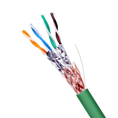 China Cat5e SFTP Cable 24AWG 0.510mm Copper LSZH 305m Length for High-Speed Networking for sale