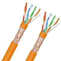 China Cat5e SFTP 24AWG 1000FT LSZH Ethernet Cable with 350Hz Frequency Support and EMI Protection for sale