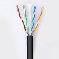 China Cat6 UTP Outdoor PE LAN Cable 23AWG Solid Copper 1000FT 550MHz High Speed Networking for sale