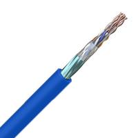 China Cat6 FTP Blue LSZH 23AWG Ethernet Cable 1000ft 550MHz 10Gbps Bulk Network Cable for sale