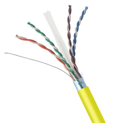 China Cat6 FTP LSZH 23AWG 250MHz Network Cable 305m 10Gbps Shielding Ethernet Cable for sale