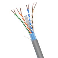 China Cat6 FTP Gray LSZH Network Cable 1000FT 23AWG 250MHz for 10Gbps Data Transmission for sale