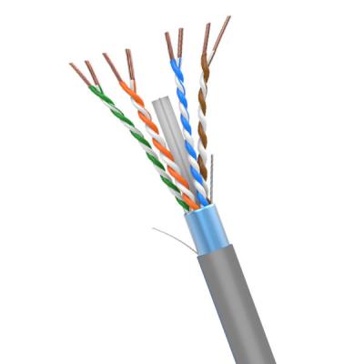 China Cat6 FTP Gray LSZH Network Cable 1000FT 23AWG 250MHz for 10Gbps Data Transmission for sale