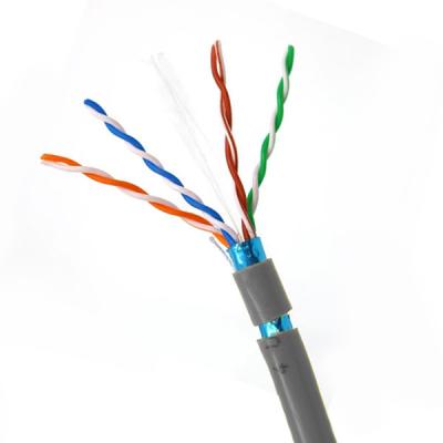 China Cat6 FTP 23AWG Gray PVC Jacket LAN Cable 305M 1000FT for High-Speed Network Connectivity for sale