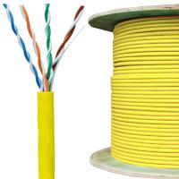 China LSZH UTP CAT6A Ethernet Cable 23AWG 500MHz 1000Ft - AXT Passed CPR B2ca Certified for sale