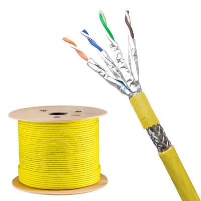 China CAT7A SFTP Ethernet Cable 1000Ft 23AWG with LSZH Jacket for 1000MHz High-Speed Network Connections for sale