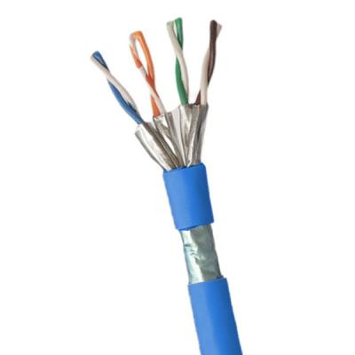 China CAT8 FFTP LSZH 22AWG Copper Ethernet Cable 40Gbps 2000MHz 1000ft Data Transfer Network Cable for sale