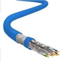 China 1000ft CAT8 SFTP Ethernet Cable 22AWG Blue PVC 40Gbps 2000MHz High Speed Network Cable for sale
