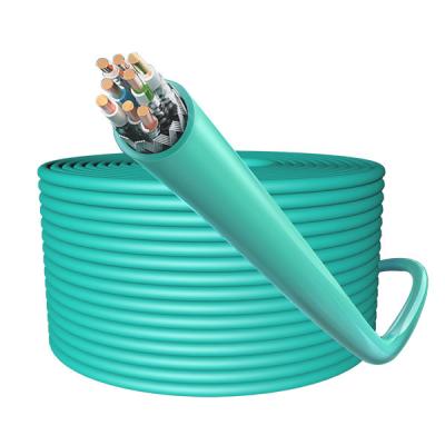 China CAT8 SFTP Green LSZH Network Cable 40Gbps 2000MHz 1000ft Data Center LAN Cable with Fluke Test Certification for sale