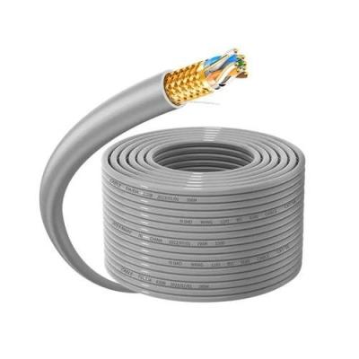 China Cat5e SFTP Shielded 24AWG Ethernet Cable Bulk High Speed LAN Network Wire for Data Centers for sale