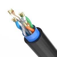 China ITI-LINK SFTP CAT6 Ethernet Cable 23AWG Solid Copper 10Gbps 100m Outdoor PE+PVC Jacket Networking Solution for sale