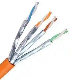 China ITI-LINK SFTP CAT7A Ethernet Cable 30m 1000MHz 10Gbps with PVC Jacket and EMI/RFI Protection for sale