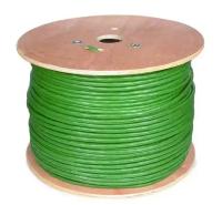 China ITI-CTSF8-008 SFTP CAT8 Ethernet Cable 50m 40Gbps 2000MHz Green PVC Jacket for sale