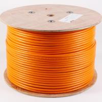 China ITI-CTSF8-010 22 AWG CAT8 SFTP Ethernet Cable 100m 40Gbps 2000MHz LSZH Orange Network Cable for sale