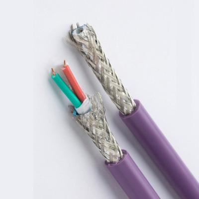 China 23 AWG SFTP CAT6A Ethernet Cable 1000ft LSZH Purple Jacket 500MHz Performance for sale