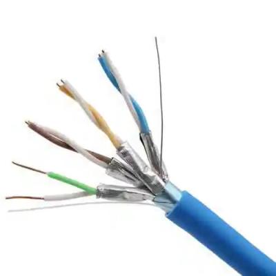 China ITI-LINK SFTP CAT6A LSZH Cable 23AWG 500ft Blue 550MHz 10Gbps Networking Bulk for sale